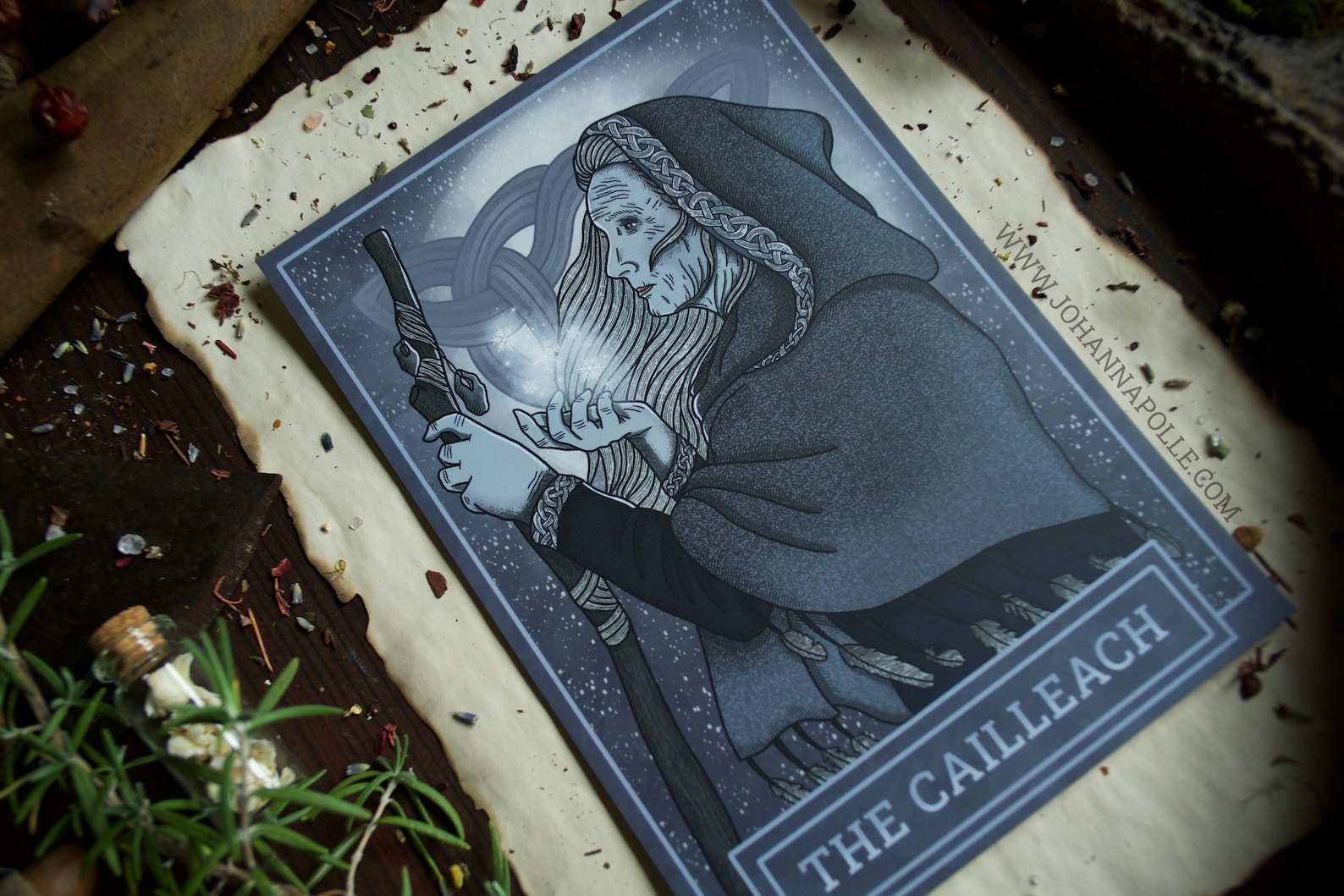 THE CAILLEACH A5 Art Print Celtic Goddess Folklore Pagan - Etsy