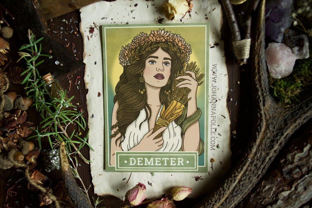 DEMETER A5 Art Print | Goddess | Greek | Pagan Art | Mythology | Magick ...