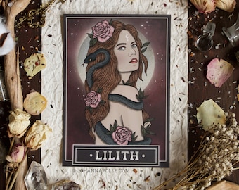 Lilith Art Print - Etsy