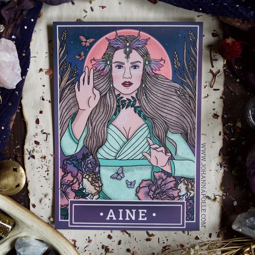 ARIANRHOD A5 Art Print Celtic Goddess Irish Folklore - Etsy