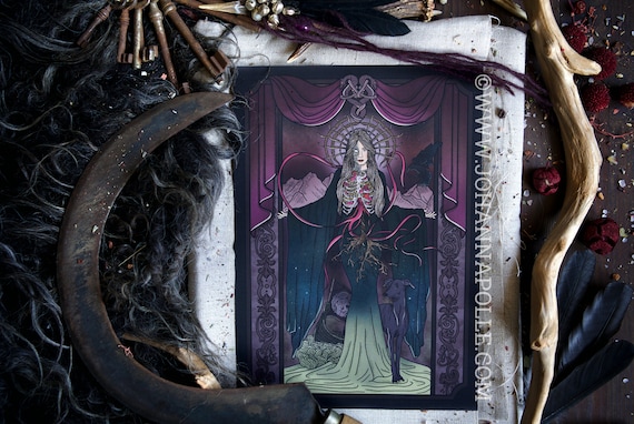 HEL A4 Art Print Hella Helheim Underworld Queen of - Etsy