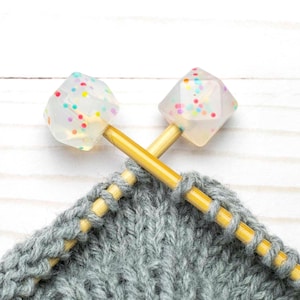 Stitch Stoppers Confetti Knitting Needle Holders Hexagon Notions ...