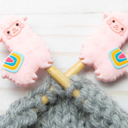 Stitch Stoppers Confetti Knitting Needle Holders Hexagon - Etsy