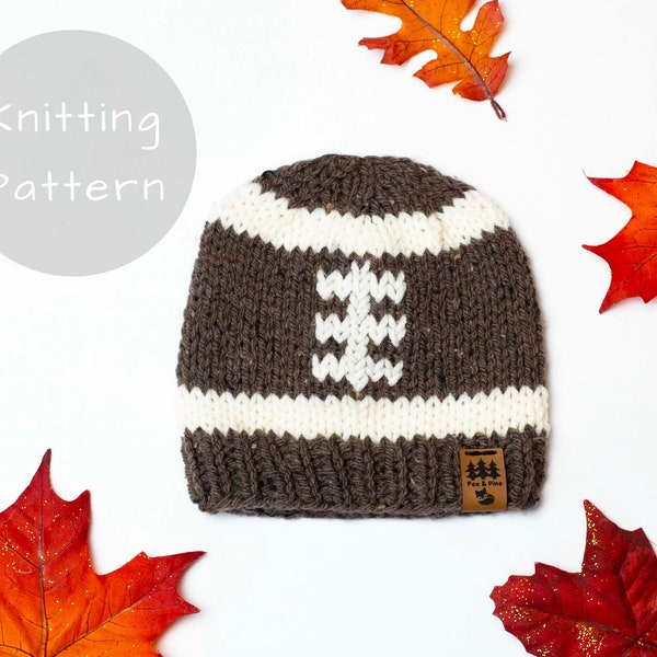 Football Hat Knitting Pattern - Etsy