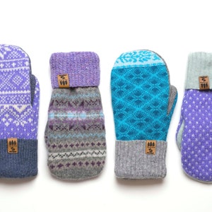 Women Sweater Mittens Pattern Sewing Upcycled Wool Memory Tutorial ...