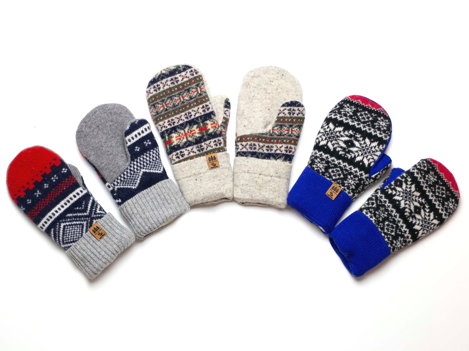 Women Sweater Mittens Pattern Sewing Upcycled Wool Memory Tutorial ...