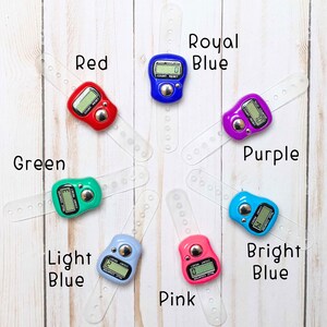 Digital Row Counter Ring Knitting Crochet Tracker Finger Thumb Project ...