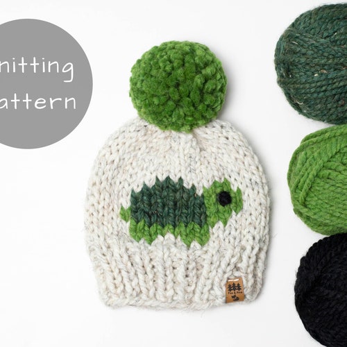 Bee Hat Knitting Pattern Chunky Knit Pompom Insects Nature - Etsy Canada