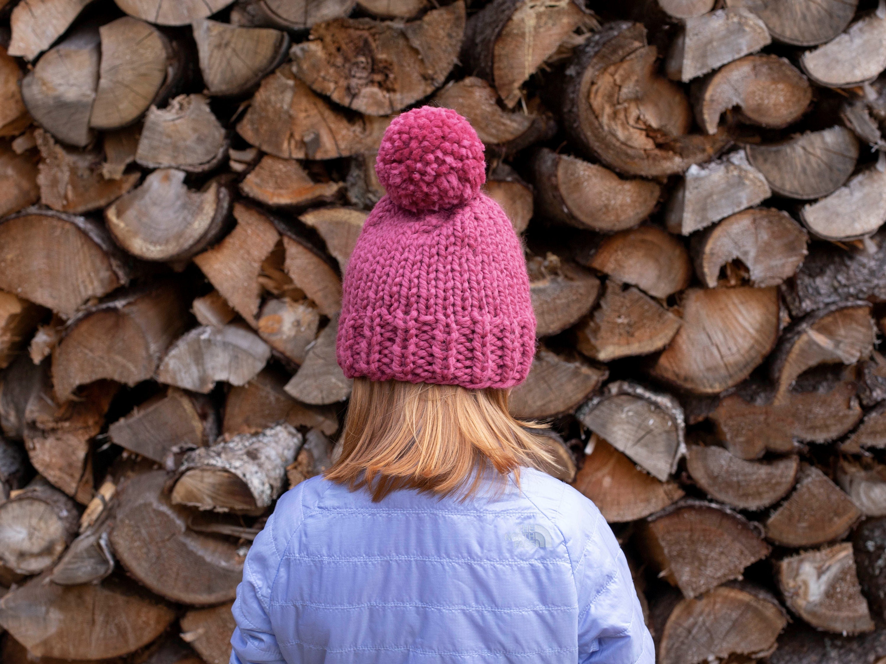 Winter Hat Sheep Knitting Pattern Chunky Knit Pompom Toque Animal Thick ...