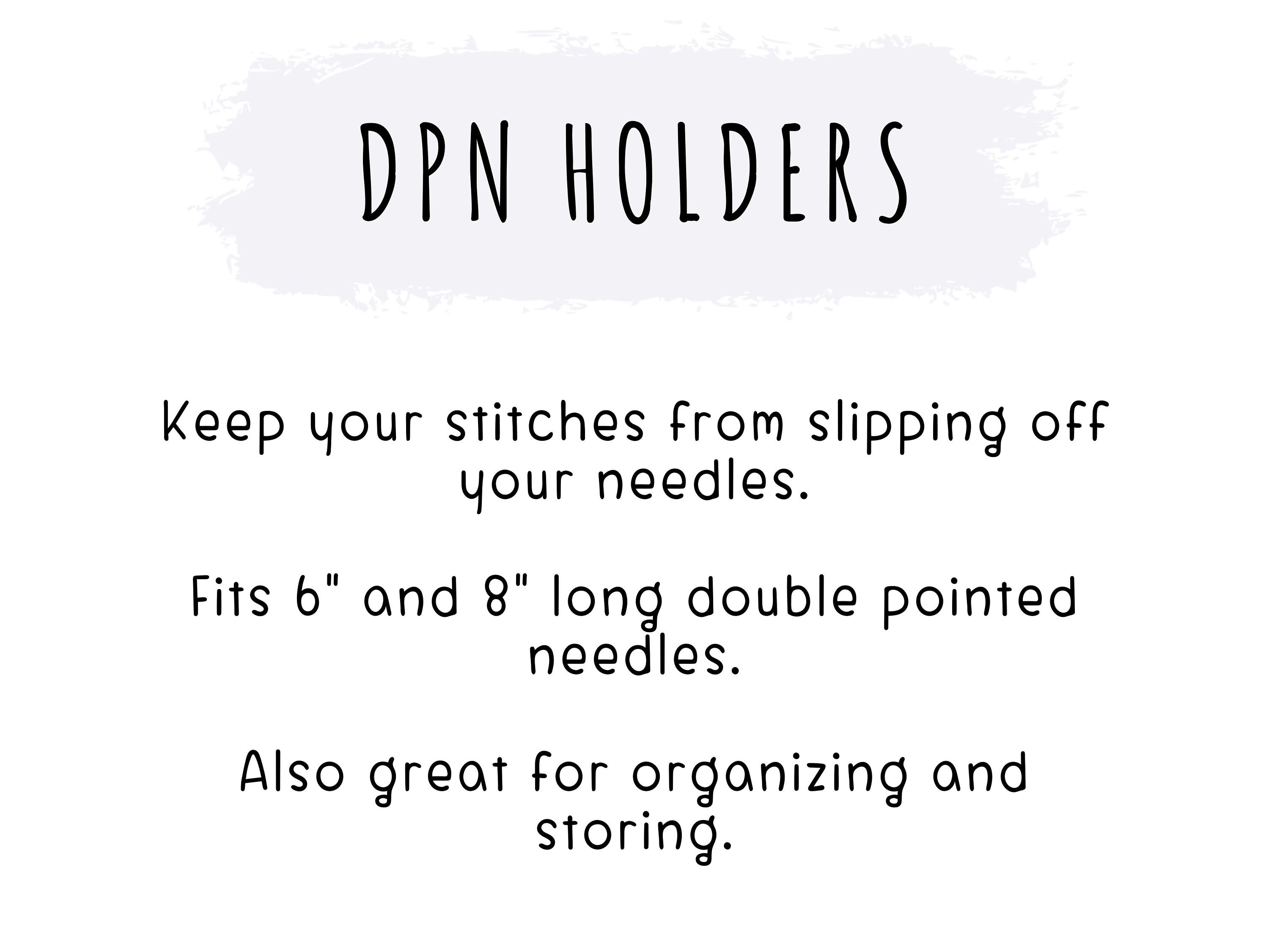Fox DPN Holder Double Pointed Needle Stitch Stoppers Saver Sleeve Sock ...