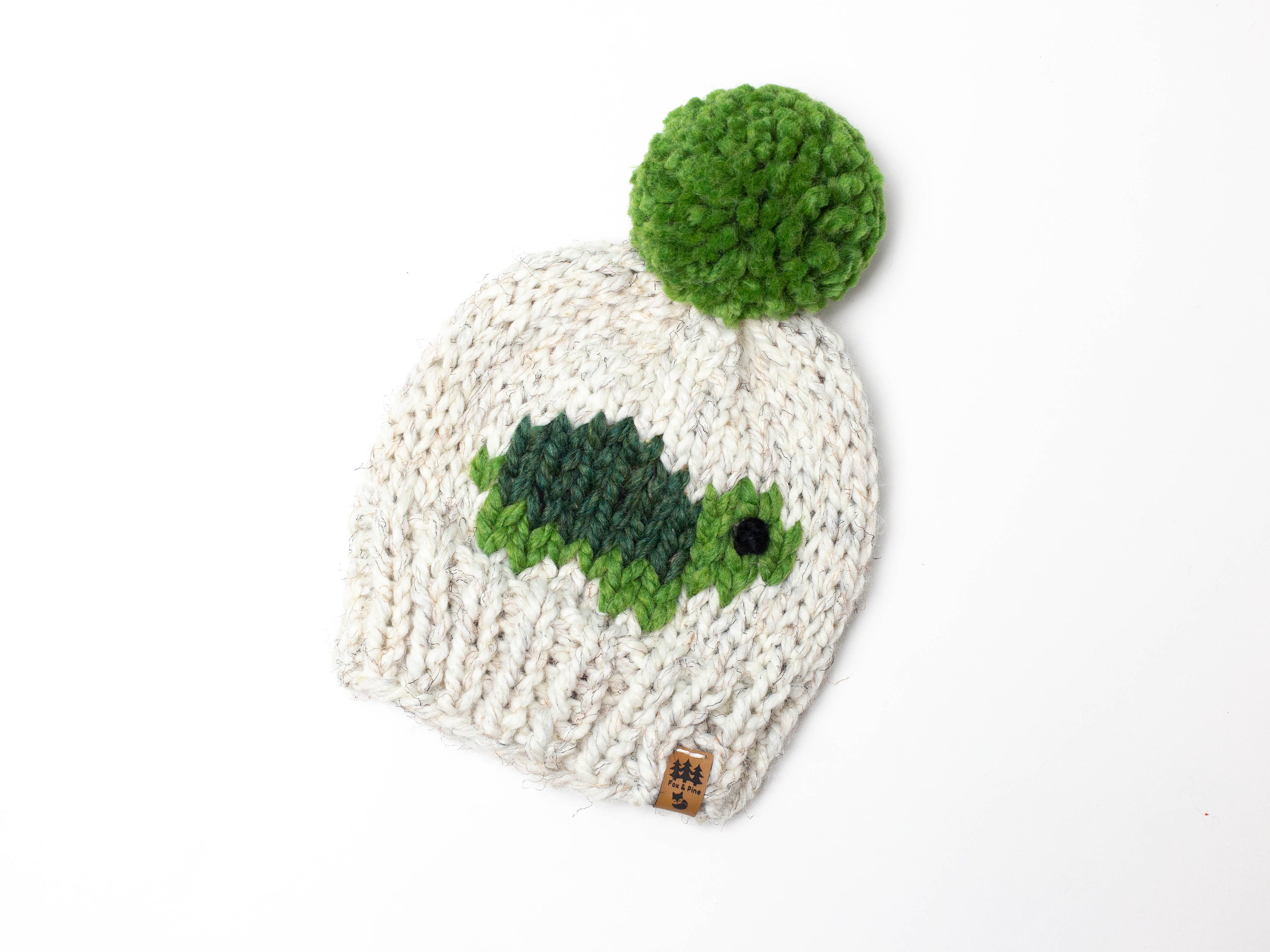 Turtle Hat Knitting Pattern Chunky Knit Pompom Winter Toque Animal ...