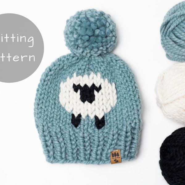Sheep Hat Knitting Pattern - Etsy