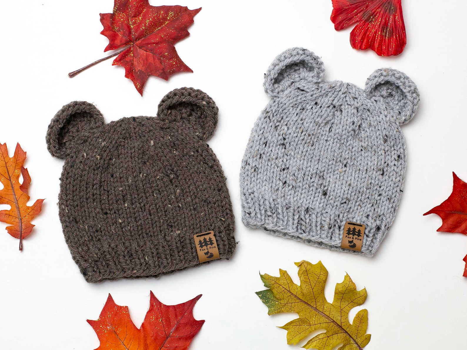 Bear Ears Hat Knitting Pattern Medium Worsted Weight Knit - Etsy