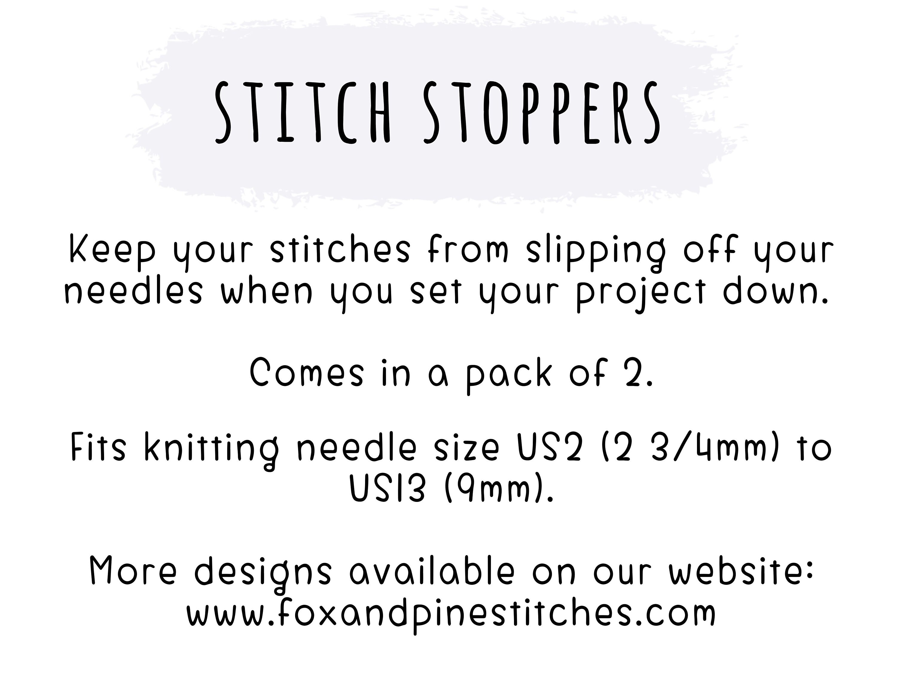 Stitch Stoppers Confetti Knitting Needle Holders Hexagon - Etsy