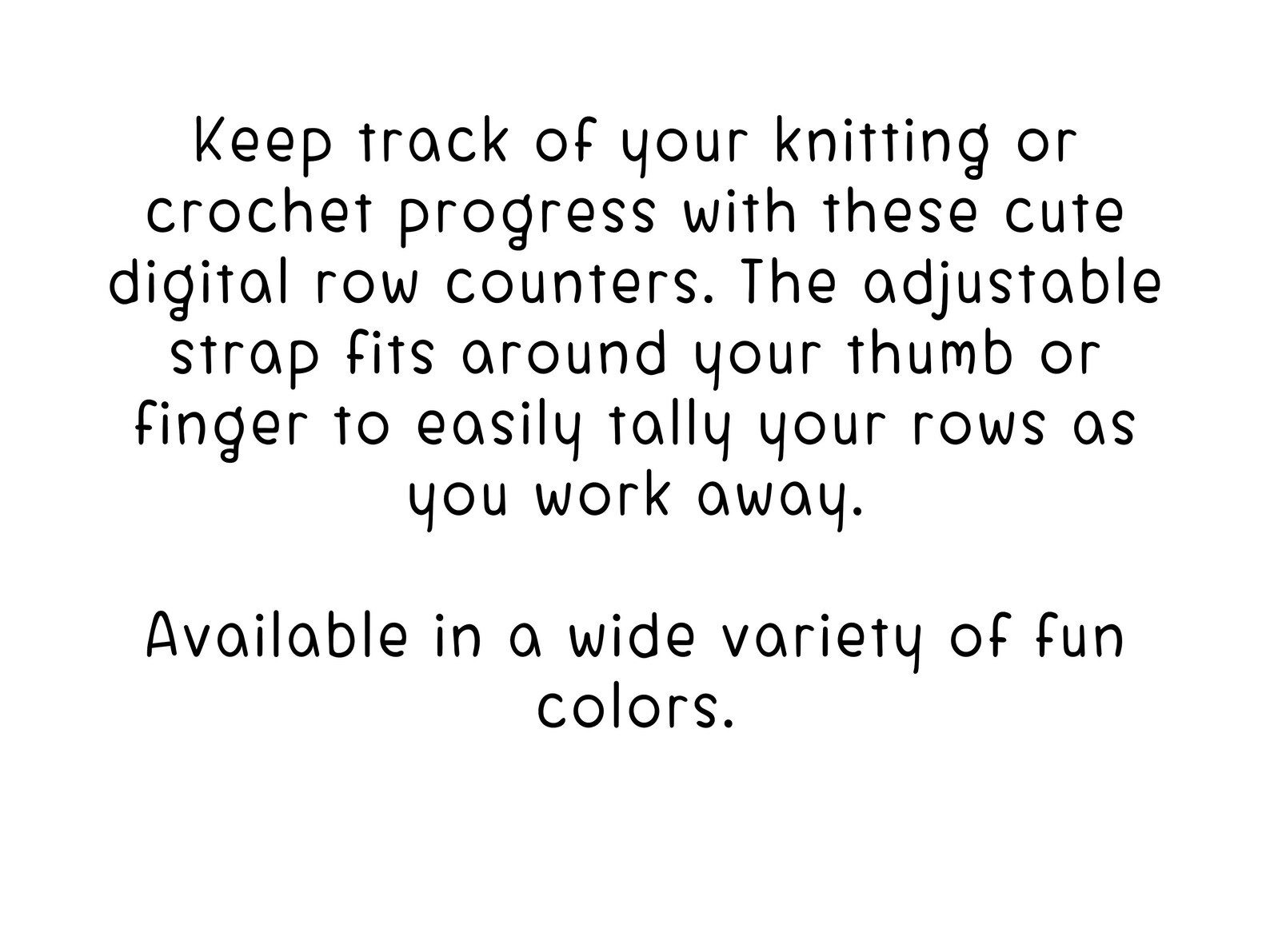 Digital Row Counter Ring Knitting Crochet Tracker Finger Thumb - Etsy