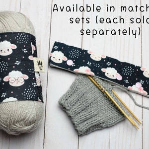 Sheep DPN Holder Double Pointed Needle Stitch Stoppers Sleepy Sleeve ...