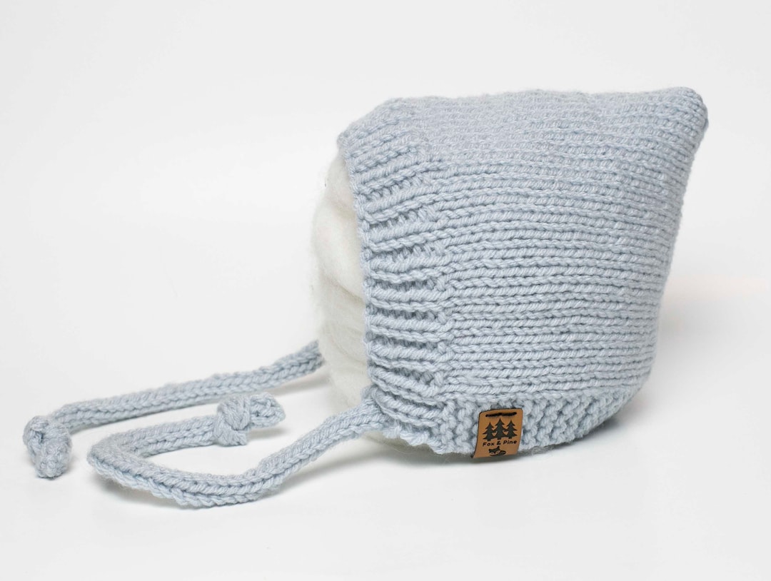 Pixie Bonnet Knitting Pattern Baby Children Newborn Winter Hat Worsted ...