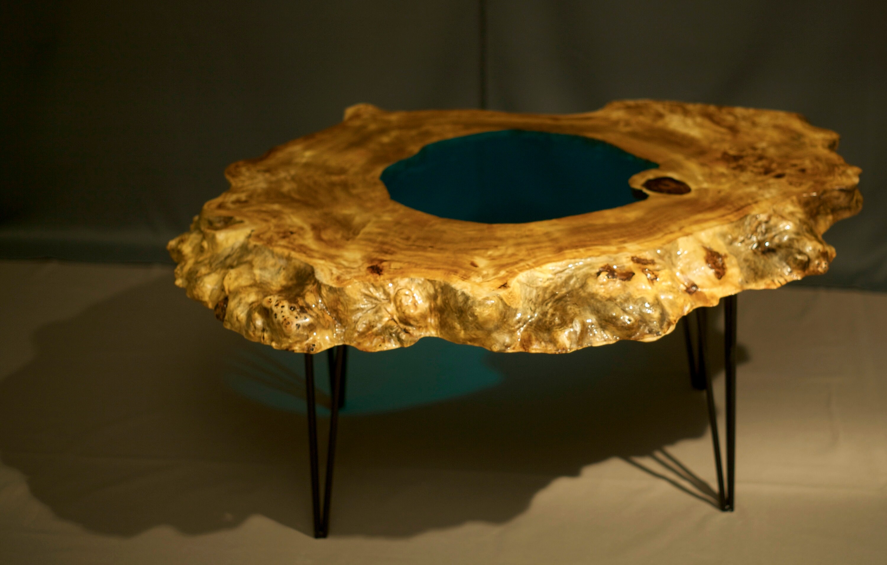 Live Edge Resin Cofee Table - Etsy