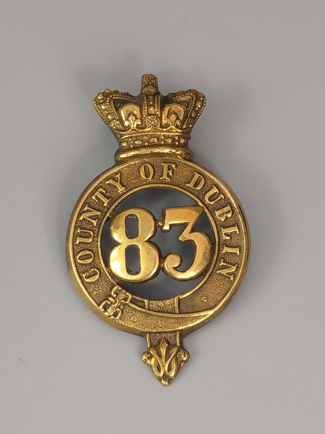 83rd County of Dublin Regiment of Foot Glengarry Badge Regimental Cap ...
