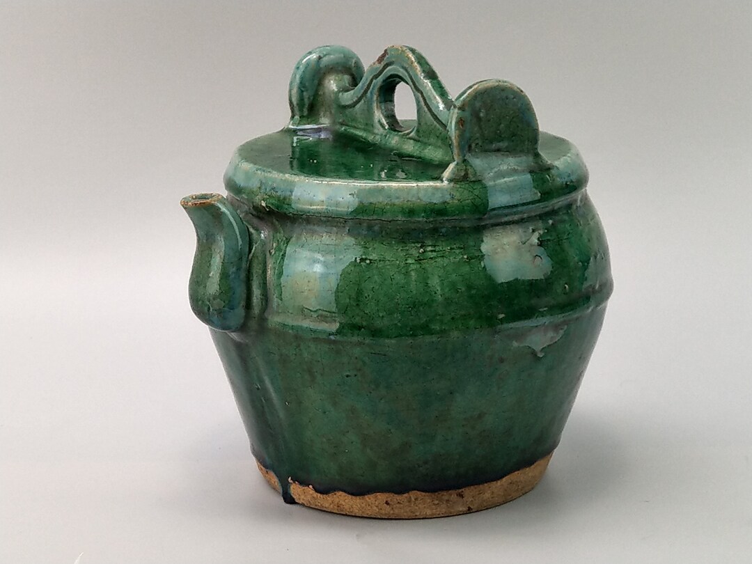 Antique Chinese Water Pot Green Shiwan Ware C1800 - Etsy
