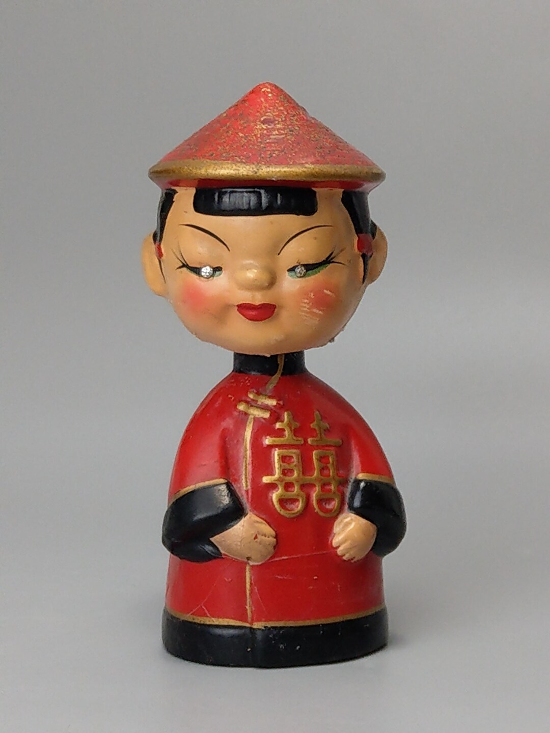 Japanese Cut Boy Bobblehead Figurine Paper Mache Japan C1940 - Etsy