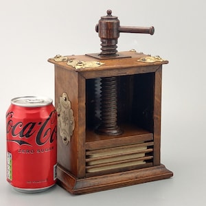 Antique Oak Playing Card Press With Brass Fastenings - Etsy UK