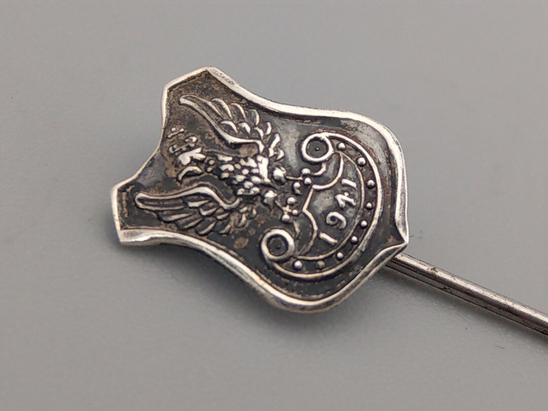 Sterling Silver Polish Military Eagle Lapel Pin Stick 1941 - Etsy