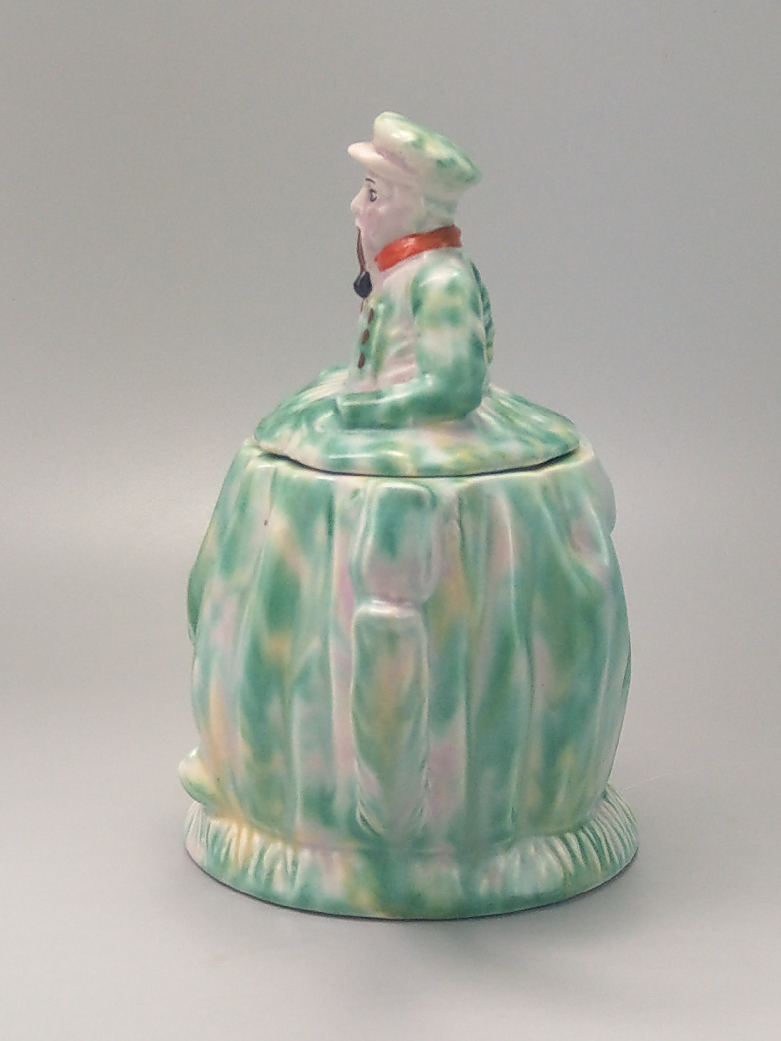 Novelty Green and Pink Mottled Teapot Dutch Boy by Arthur Wood - Etsy