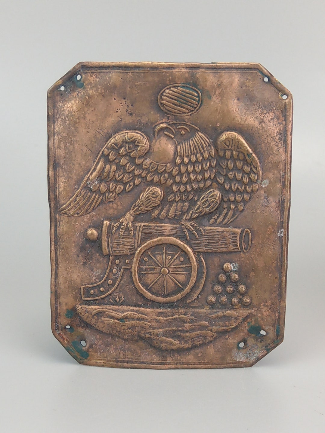 US Artillery Shako Plate American War of 1812 Replica Plates Reenactors ...