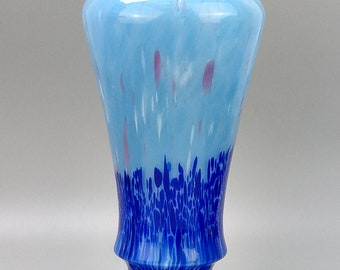 Mottled Glass Vase - Etsy