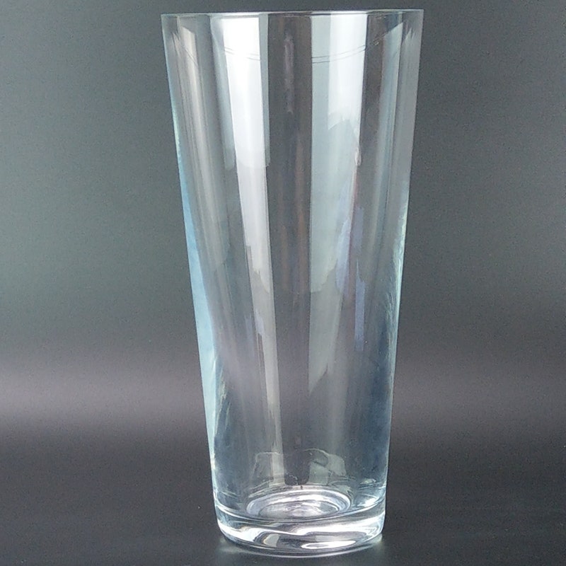 Conical Glass Vase - Etsy