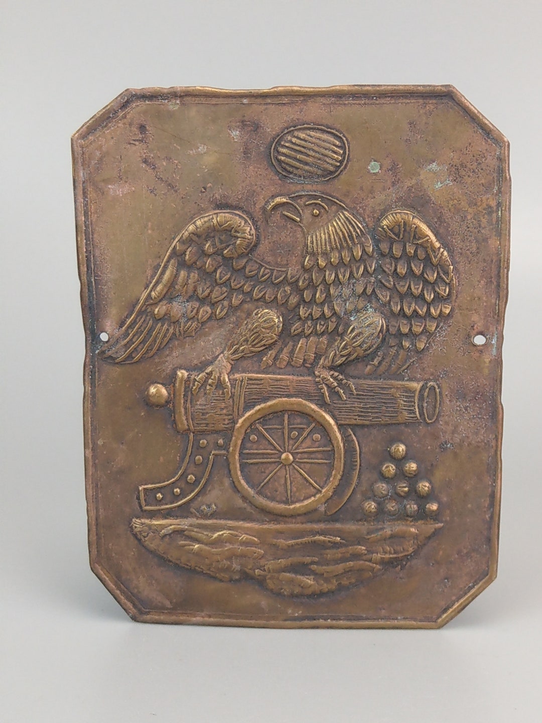 US Artillery Shako Plate American War of 1812 Replica Plates Reenactors ...