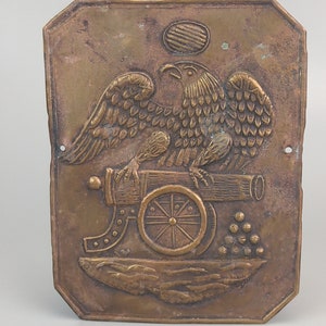 US Artillery Shako Plate American War of 1812 Replica Plates Reenactors ...