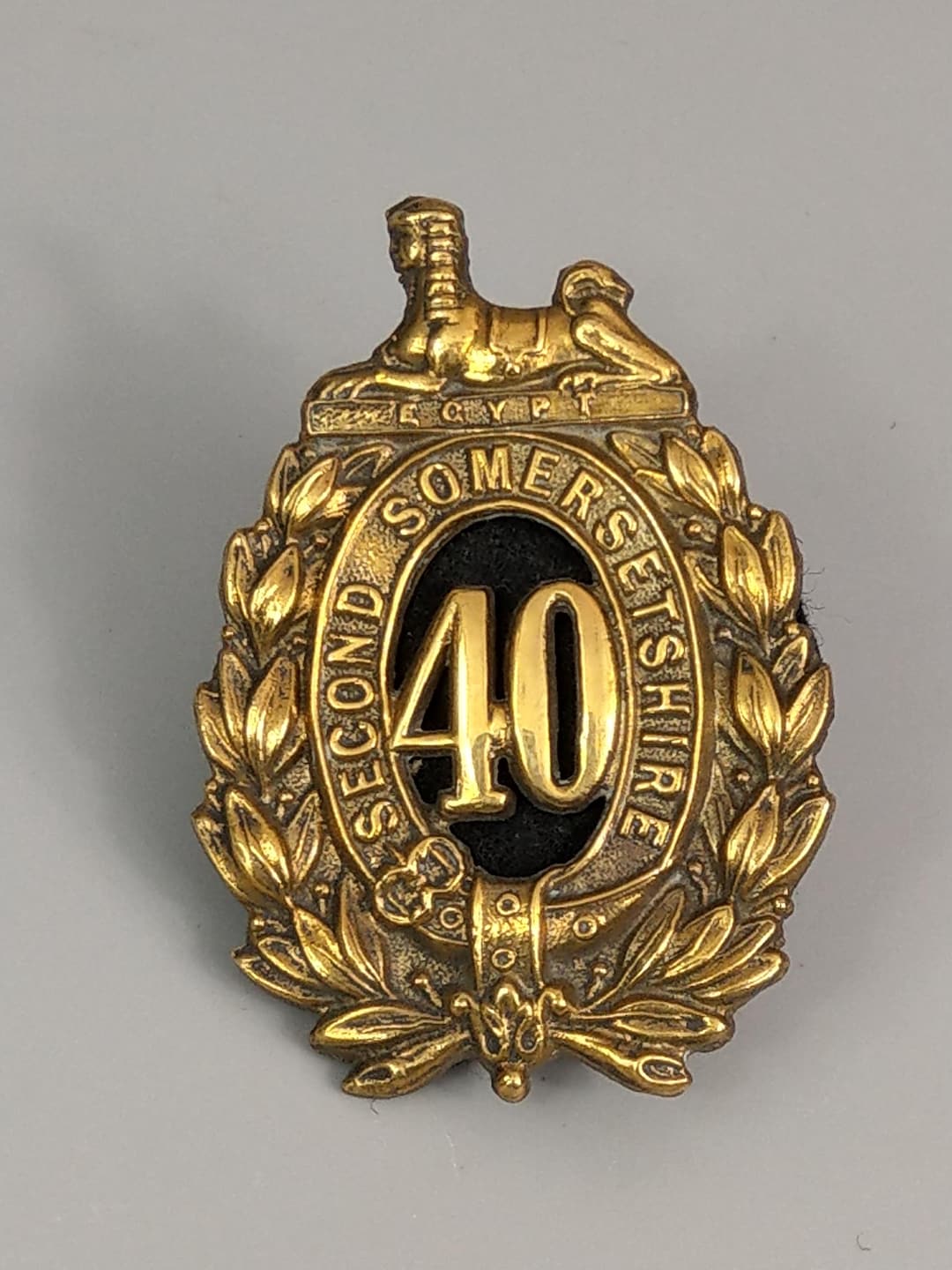 40th Regiment of Foot, Second Somerset Glengarry Badge Regimental Badge ...