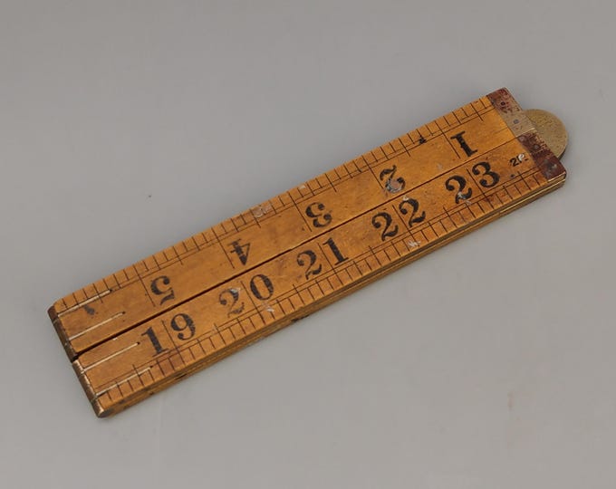Vintage Folding Ruler 2-foot Boxwood 4 Fold Large Font Rabone No1167 - Etsy