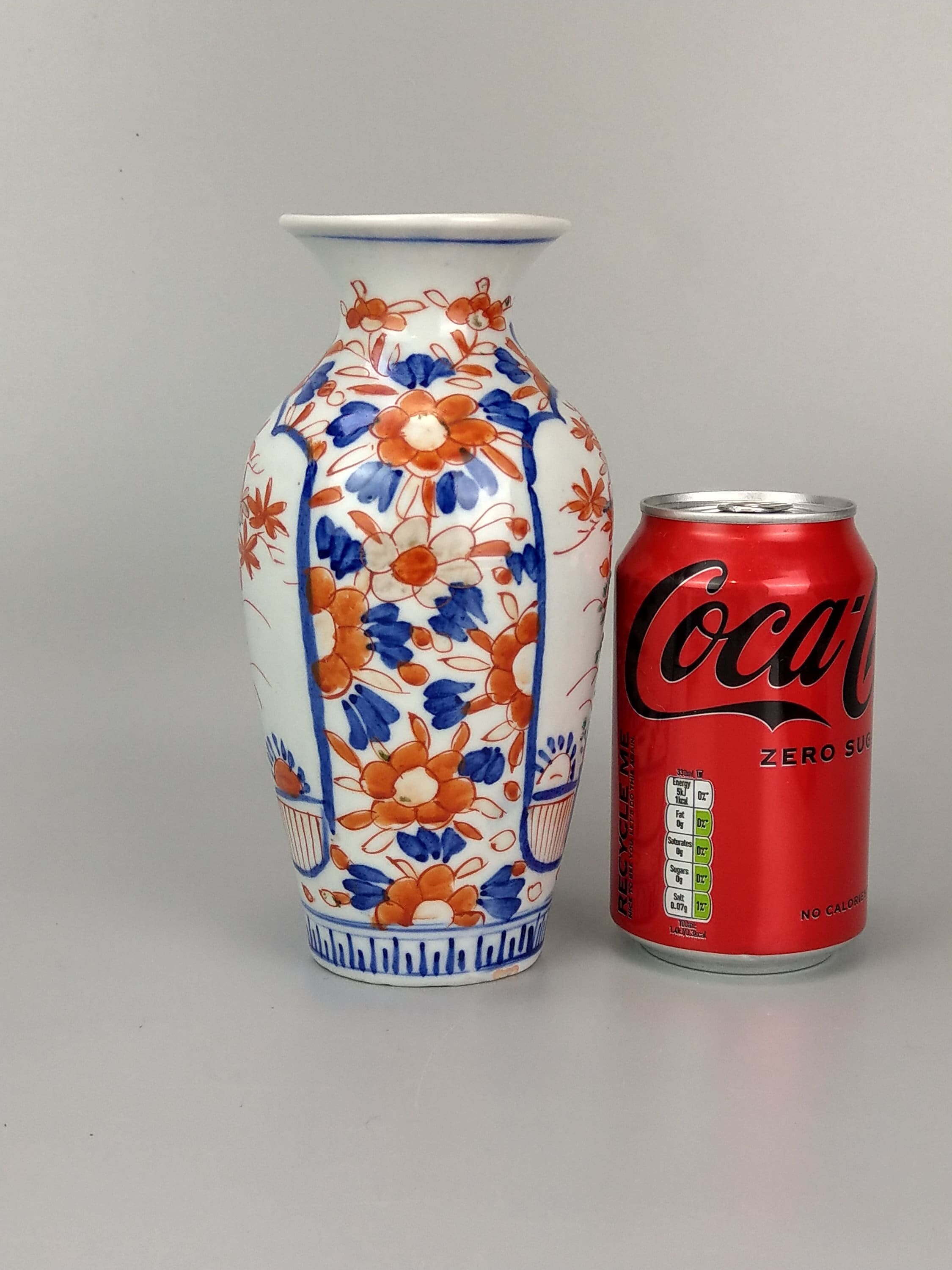 Medium Imari Japanese Vase Floral With Cartouche - Etsy