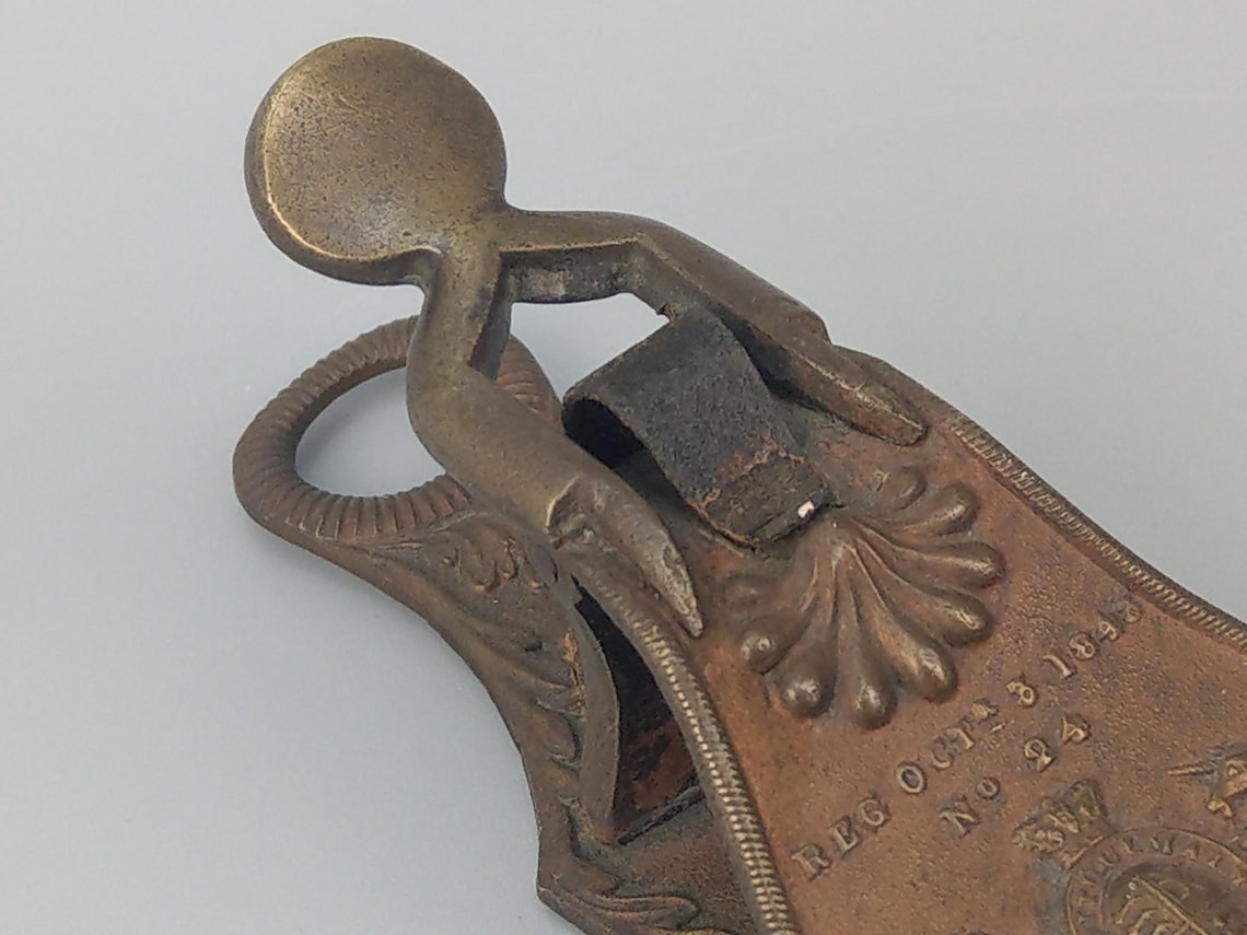 Antique Wall Letter Clip Holder Merry Phipson & Parker - Etsy