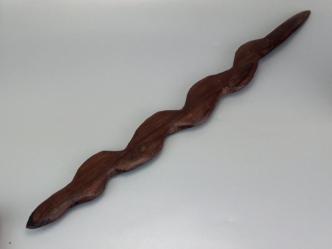 Aboriginal Art Wood Carved Snake Central Australia C1960 - Etsy Australia