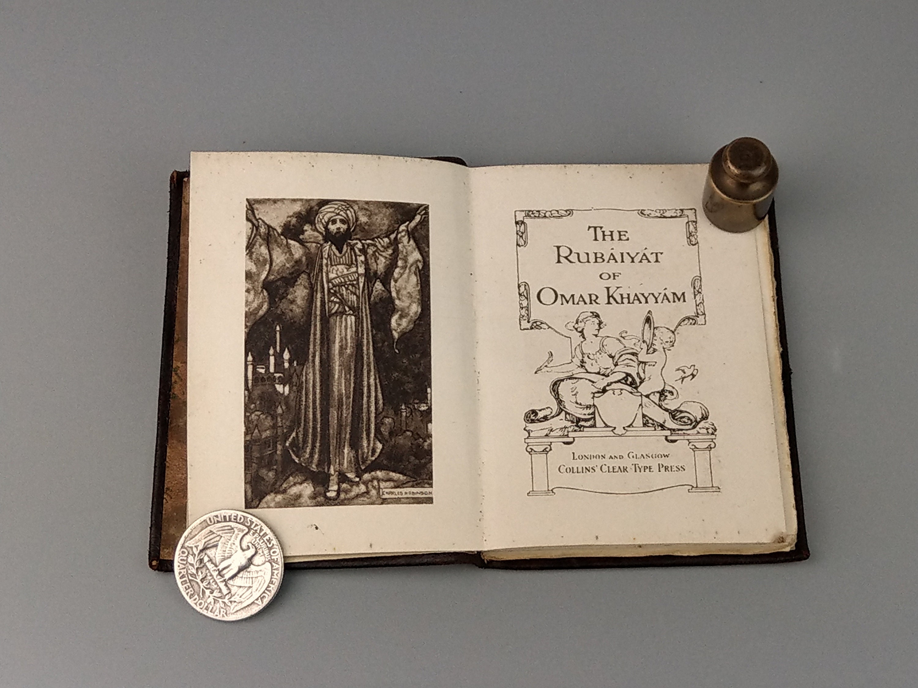 Miniature the Rubaiyat of Omar Khayyam Collins' Clear Type - Etsy