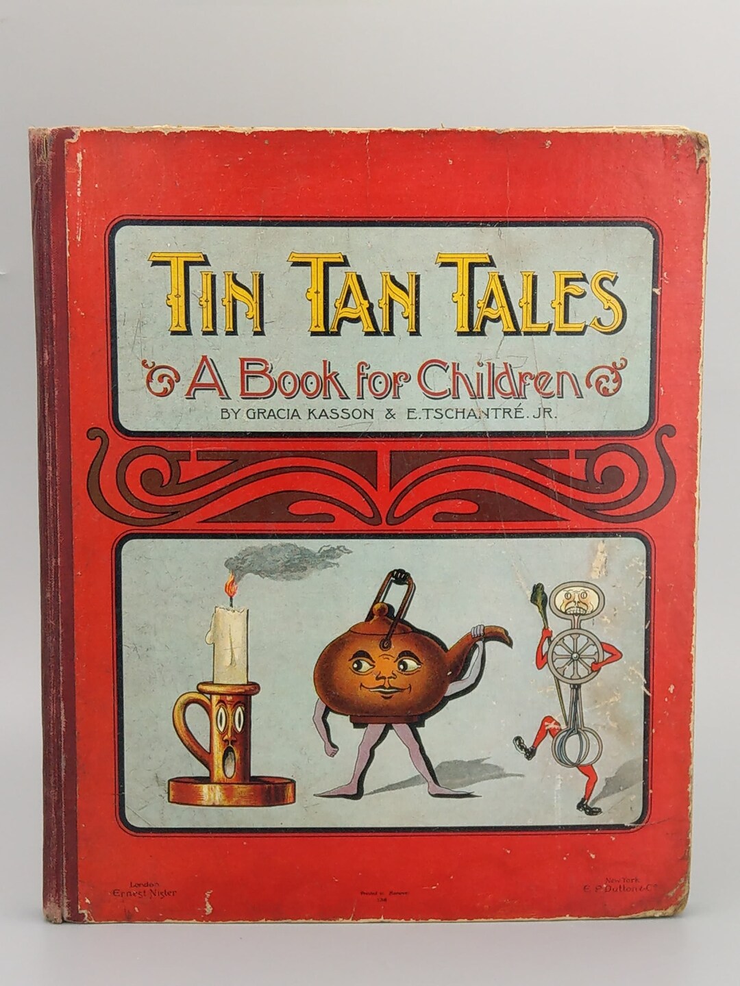 Antique Children Book Tin Tan Tales by Gracia Kasson - Etsy