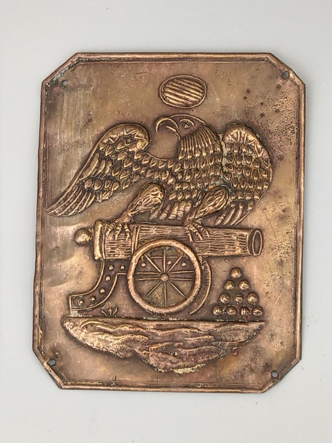 US Artillery Shako Plate American War of 1812 Replica Plates Reenactors ...