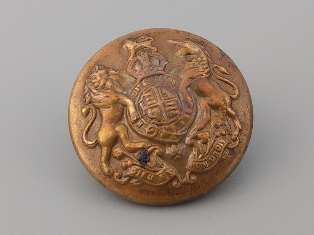 WW1 British General Service Uniform Button 24 Mm Plain - Etsy