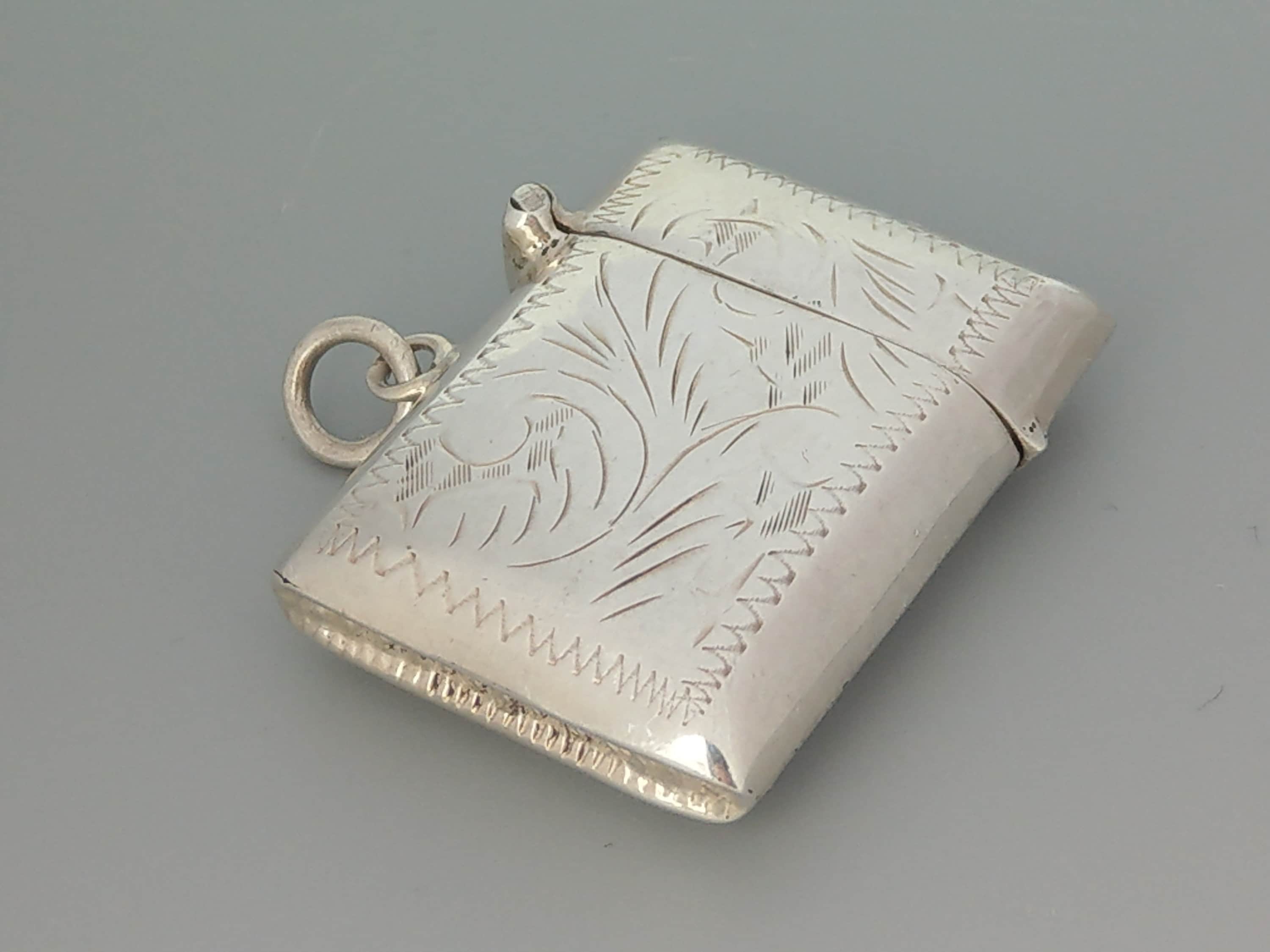 Silver Match Case