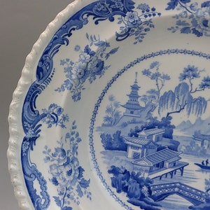 Blue and White Soup Plate Minton Chinese Marine Opaque China C1830 - Etsy