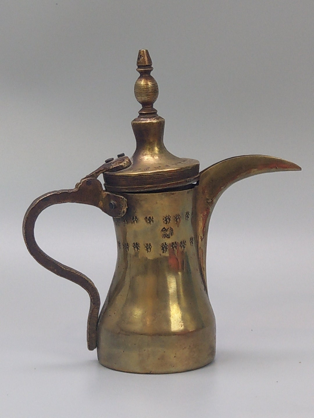 Small Islamic Arabic Brass Coffee Pot Dallah - Etsy
