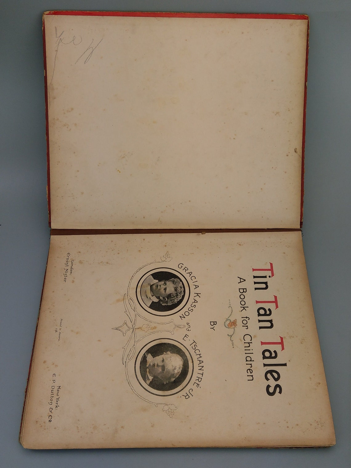Antique Children Book Tin Tan Tales by Gracia Kasson - Etsy