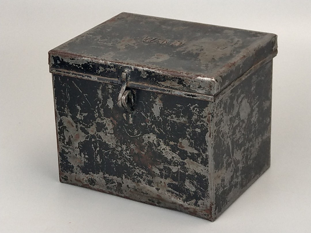 Black Small Military Box With Military Issue WW1 - Etsy