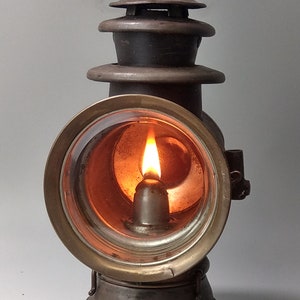 Antique Car Lamp, Rochester, New York, C.1893, With Bevelled Glass. - Etsy