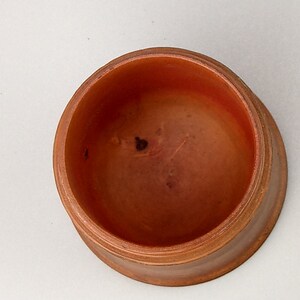 Antique Treen Turned Boxwood Powder Box With Screw Top - Etsy