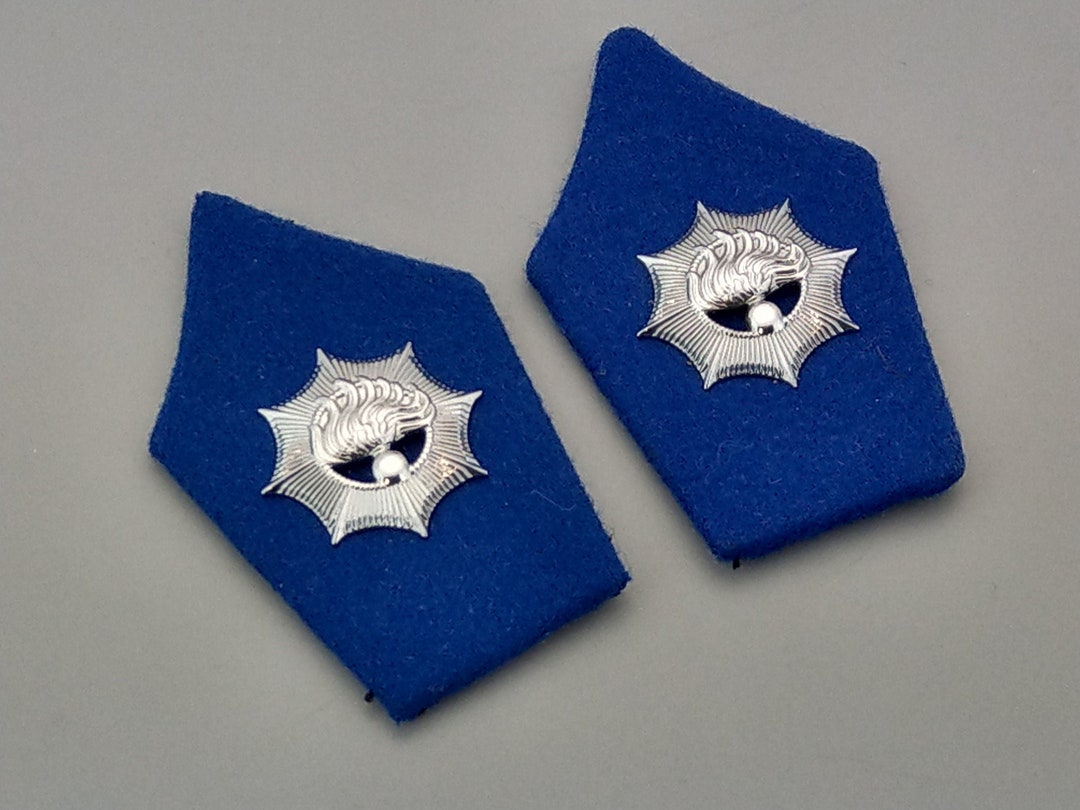 Blue Shoulder Rank Insignia Netherlands National Police - Etsy
